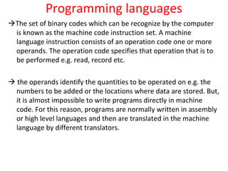 Programming languages | PPT