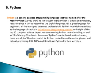 Programming languages | PPT
