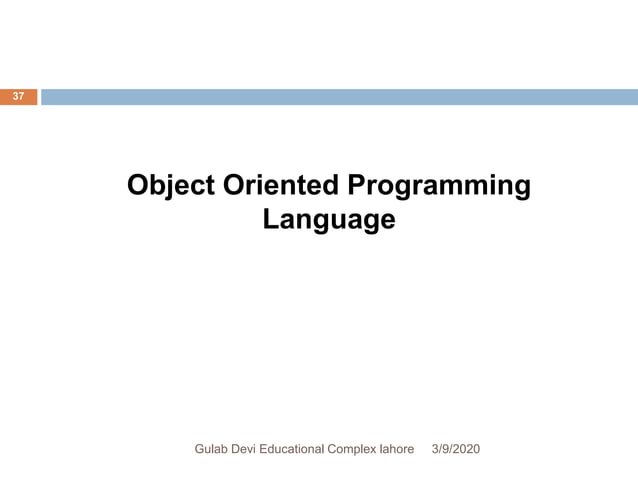 Programming Languages Ppt 4224