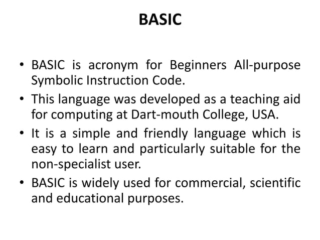 Programming languages | PPT