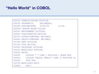 Programming Languages | PPT