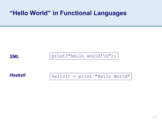 Programming Languages | PPT