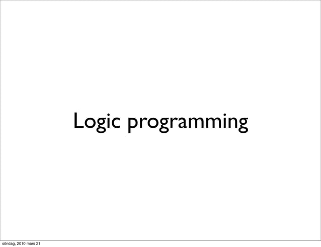 Present and Future of Programming Languages - ola bini | PDF