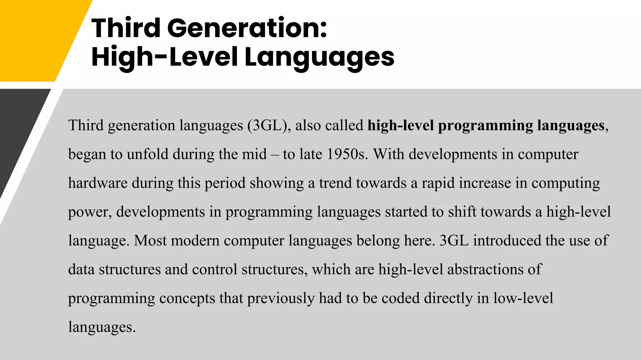 Programming languages and paradigms | PPT Programming languages and paradigms | PPT