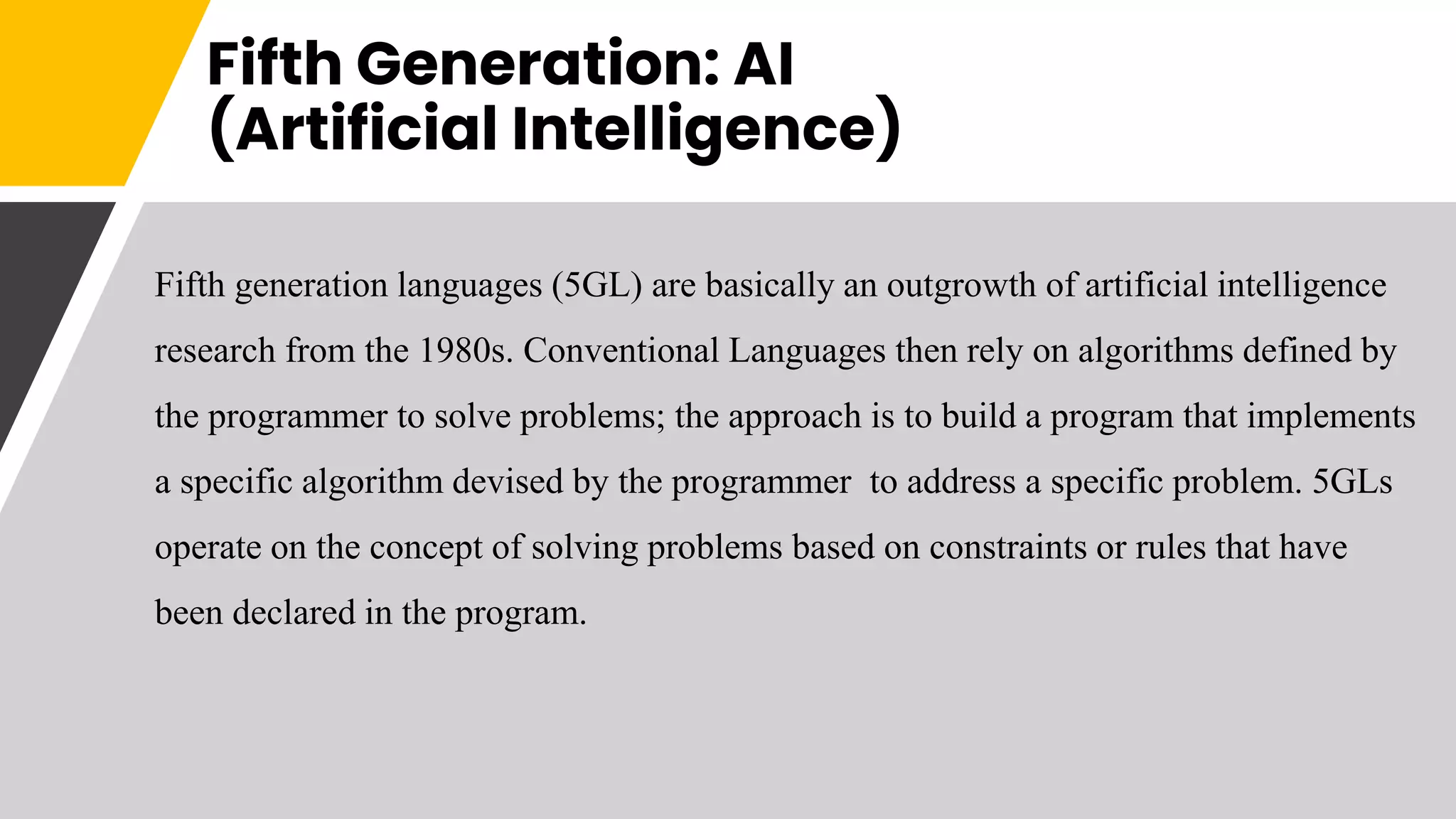 Programming languages and paradigms | PPTX