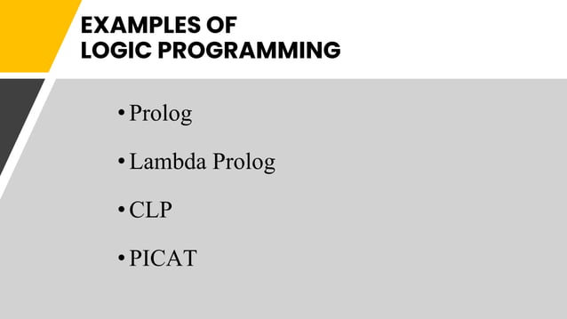 Programming languages and paradigms | PPT Programming languages and paradigms | PPT