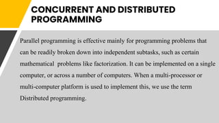 Programming languages and paradigms | PPTX