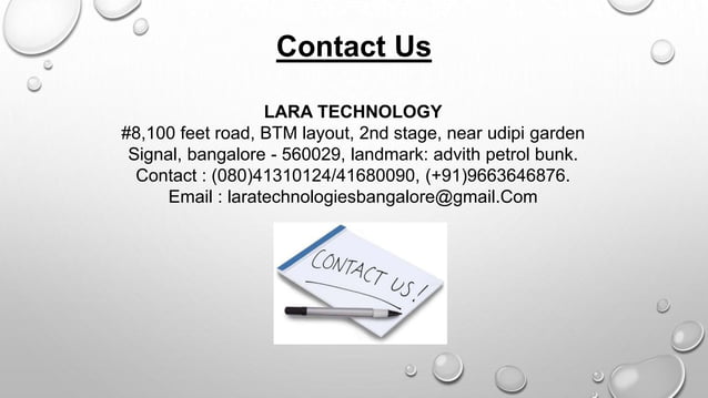 Programming languages at lara technologies | PPT