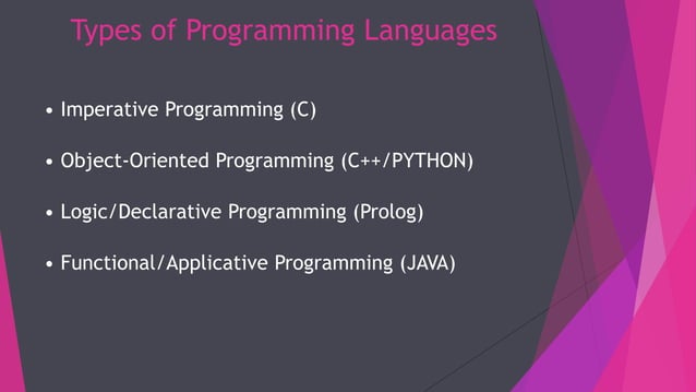 Programming languages | PPT