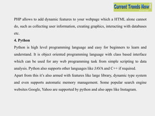 Programming Languages for Web Development.pptx