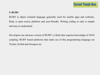 Programming Languages for Web Development.pptx
