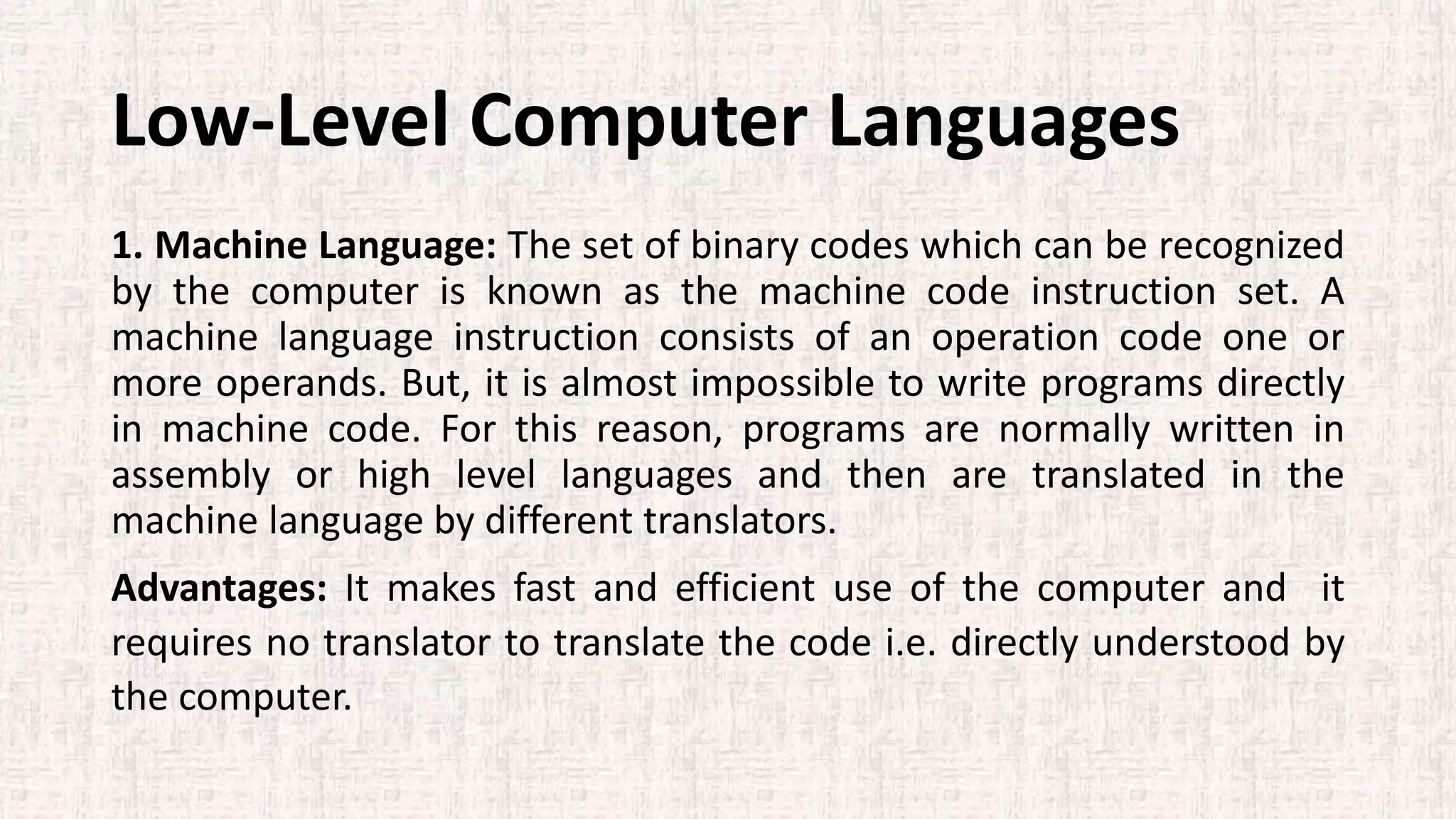 Programming languages in bioinformatics by dr. jayarama reddy | PDF