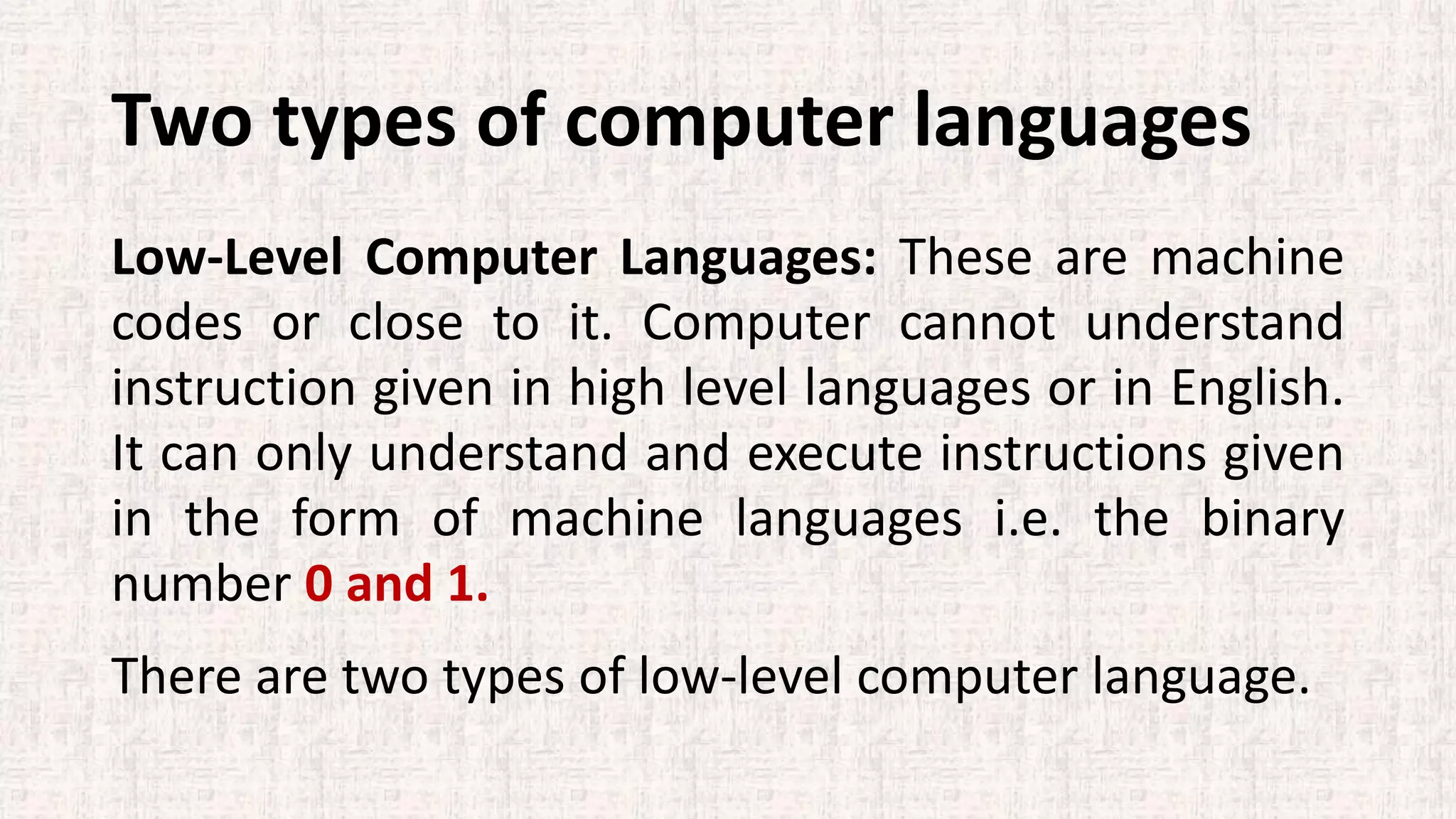 Programming languages in bioinformatics by dr. jayarama reddy | PDF