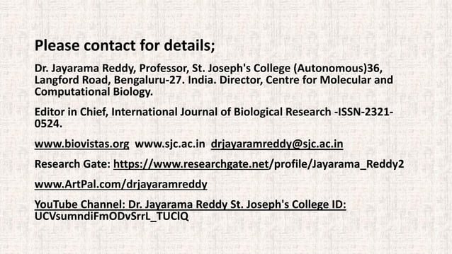 Programming languages in bioinformatics by dr. jayarama reddy | PDF