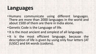 Programming languages in bioinformatics by dr. jayarama reddy | PDF