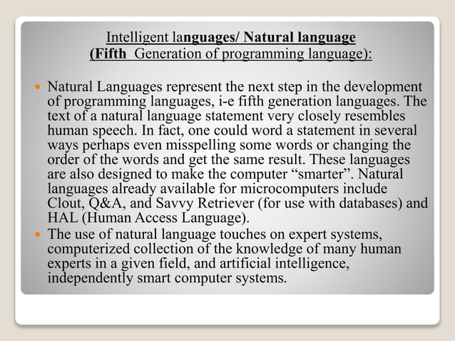Programming languages of computer | PPTX | Programming Languages ...