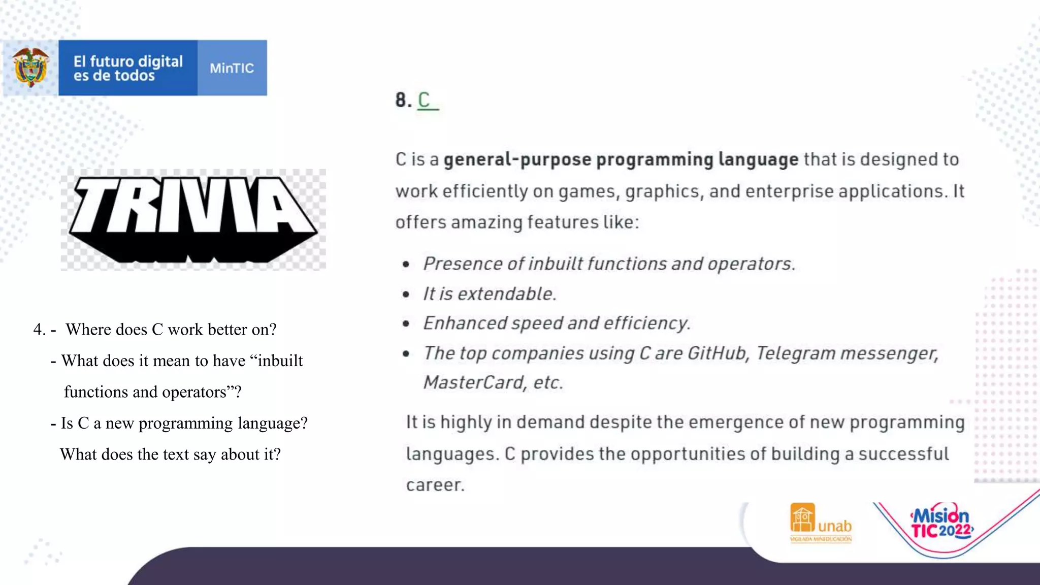 Programming Languages Part Ii 1 Pptx