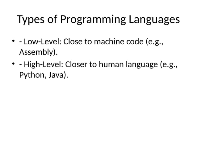 Programming_Languages_Presentation.pptx. | PPT