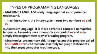 PROGRAMMING LANGUAGES PRESENTATION 7.pptx