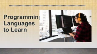 Programming Languages to Learn.pptx