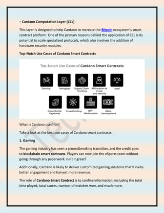 Programming Languages Used by Cardano for Its Smart Contract Evolution. | PDF
