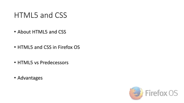 Programming languages used in Firefox OS | PPTX