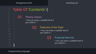 Programming Language Workshop for Beginners by Slidesgo.pptx