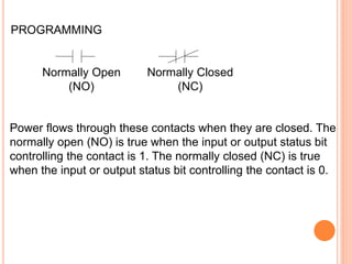 Programming logic controllers (plc) seminar | PPTX