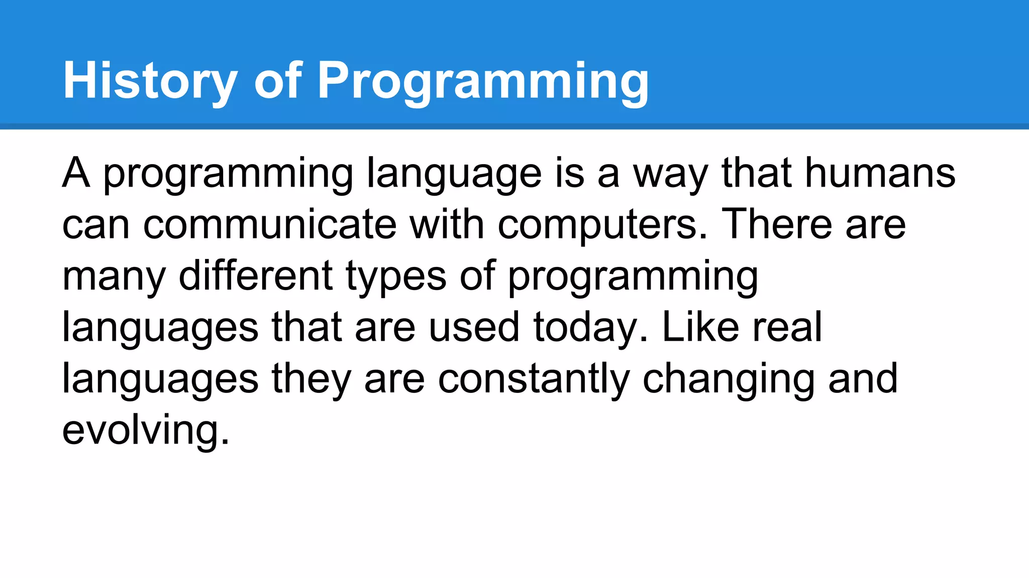 Programming Merit Badge Slide Show | PPTX