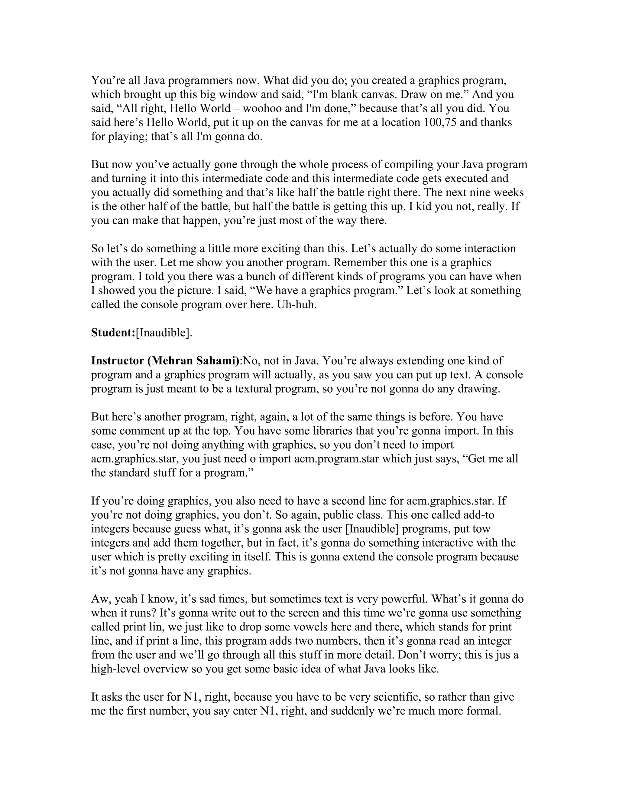 Programming methodology lecture04 | PDF