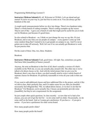 Programming methodology lecture11 | PDF