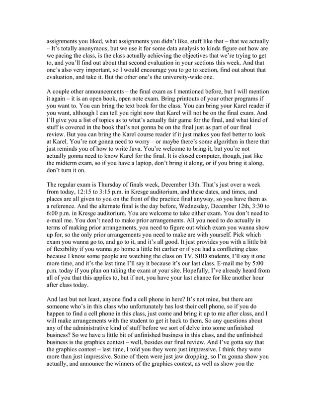 Programming methodology lecture28 | PDF | Educational Assessment ...