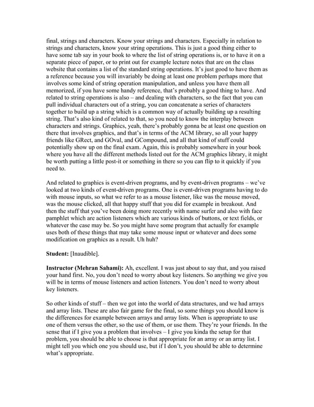 Programming methodology lecture28 | PDF