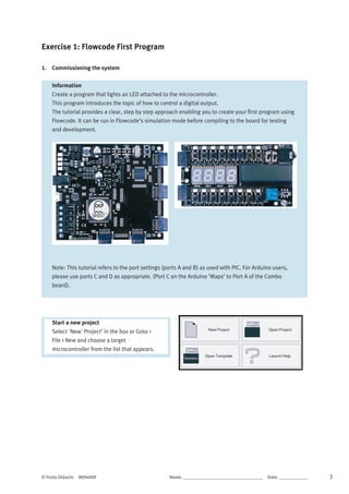 Programming microcontroller in flowcode 8 | PDF