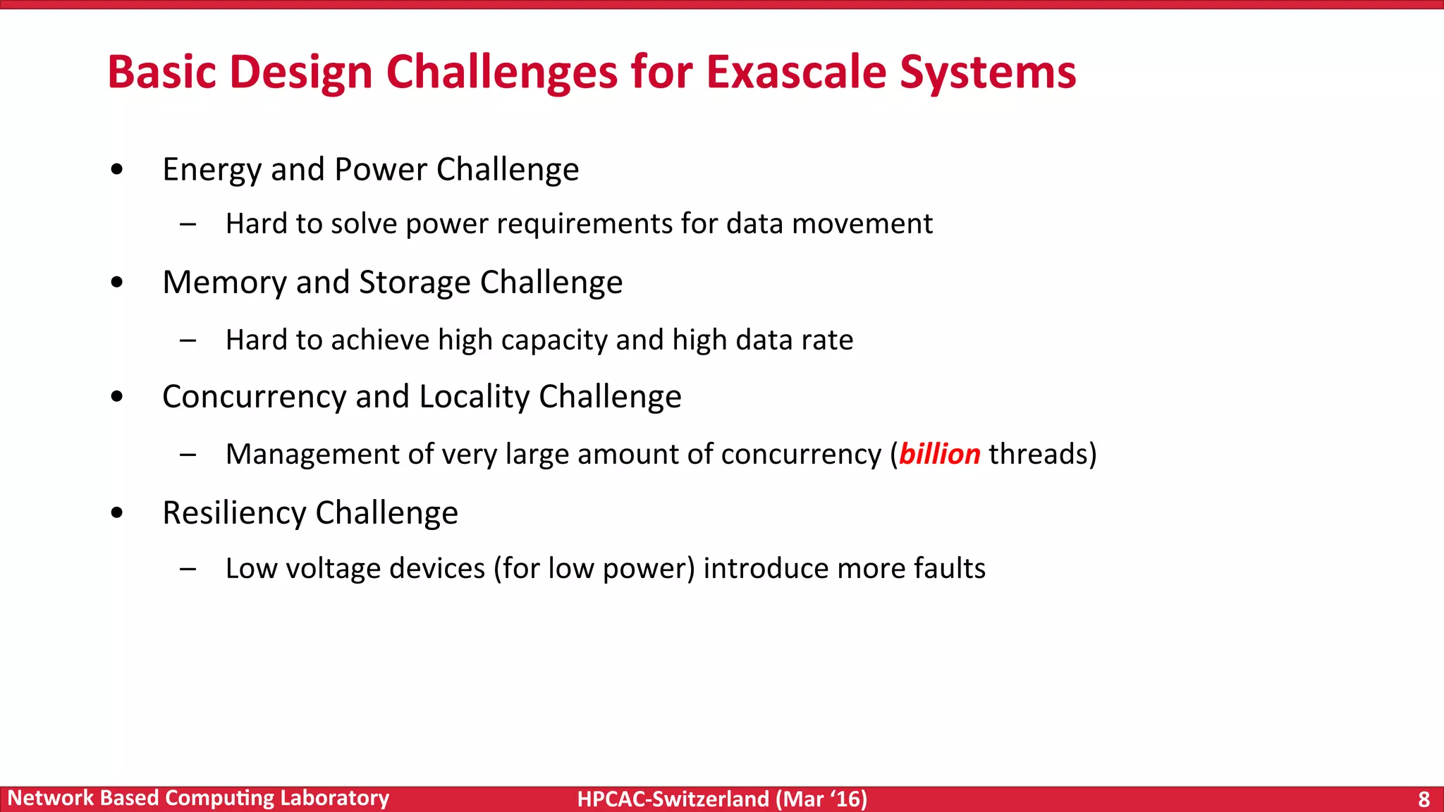 Programming Models for Exascale Systems | PPT