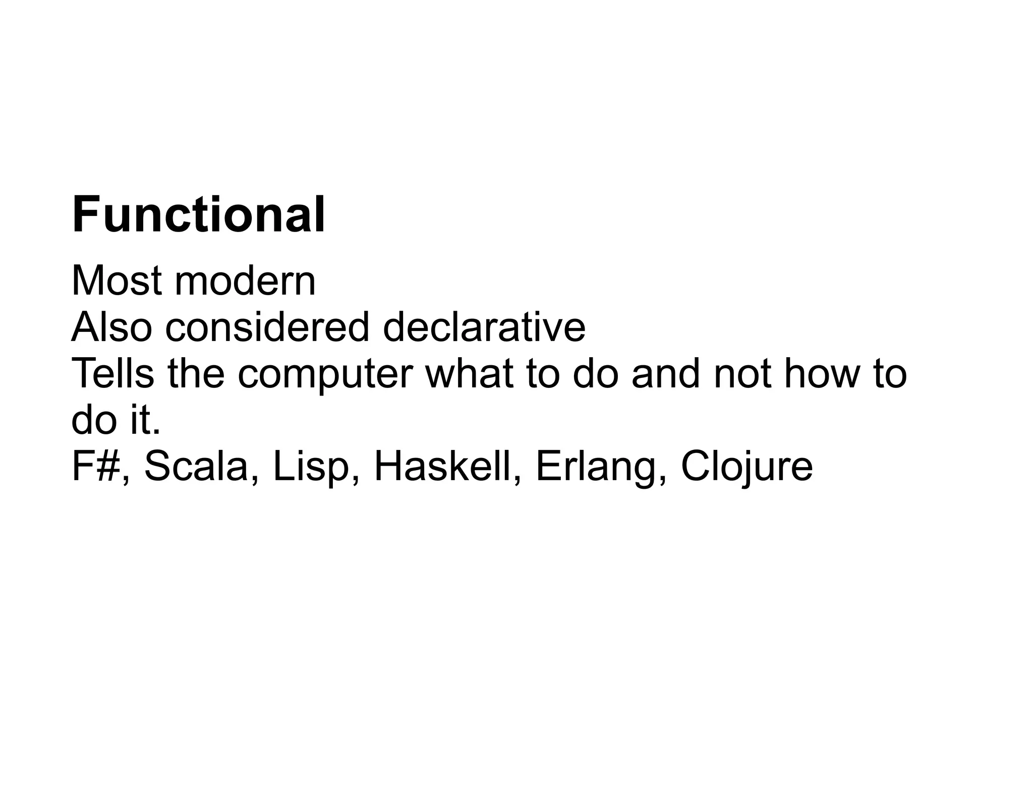 Programming Paradigms | PDF