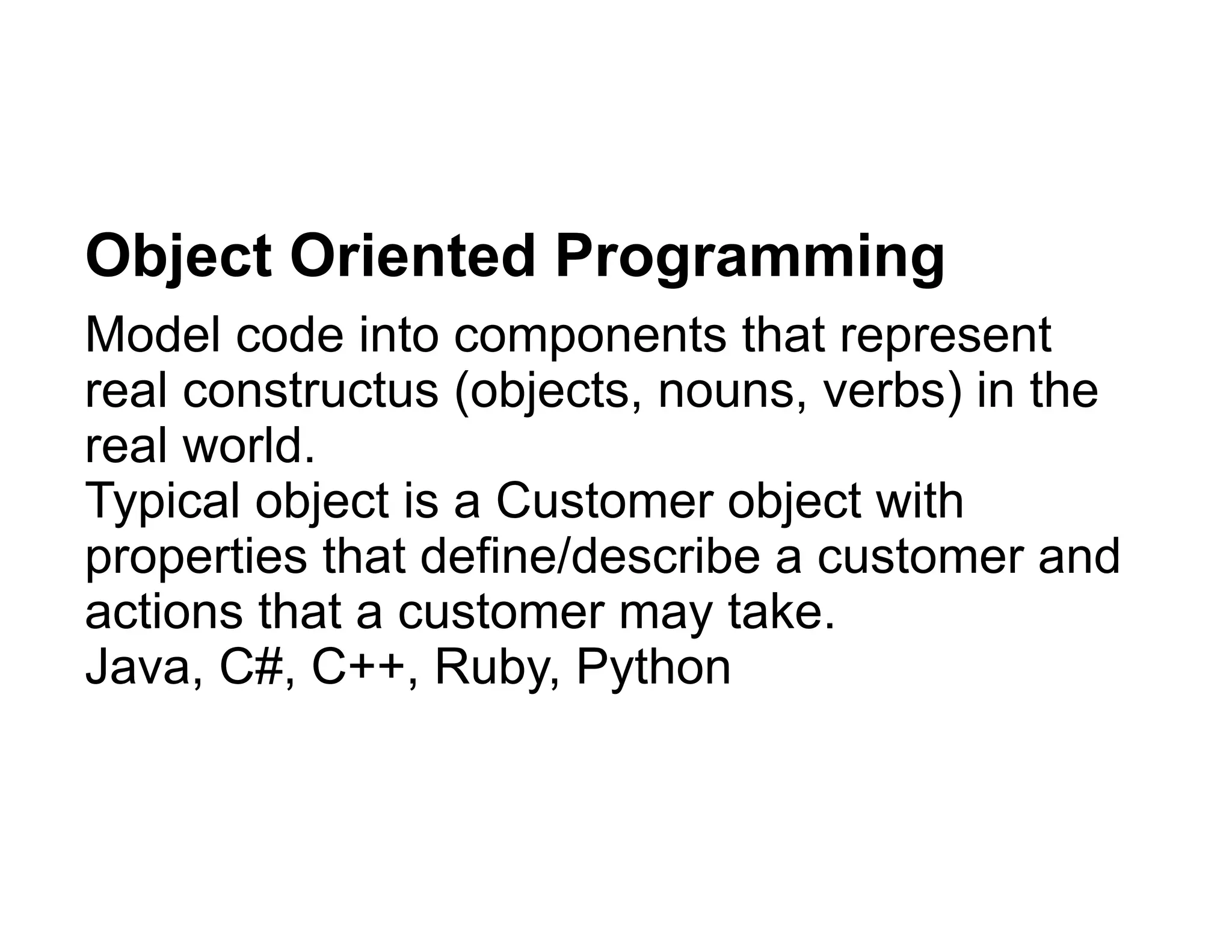 Programming Paradigms | PDF