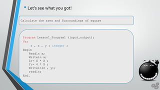 Programming paradigms c1 | PPT