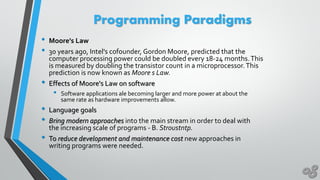 Programming paradigms c1 | PPT