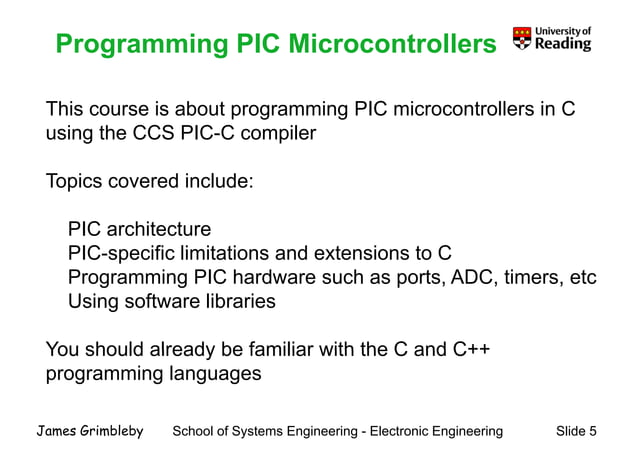 Programming pic microcontrollers | PDF | Computer Peripherals | Computing