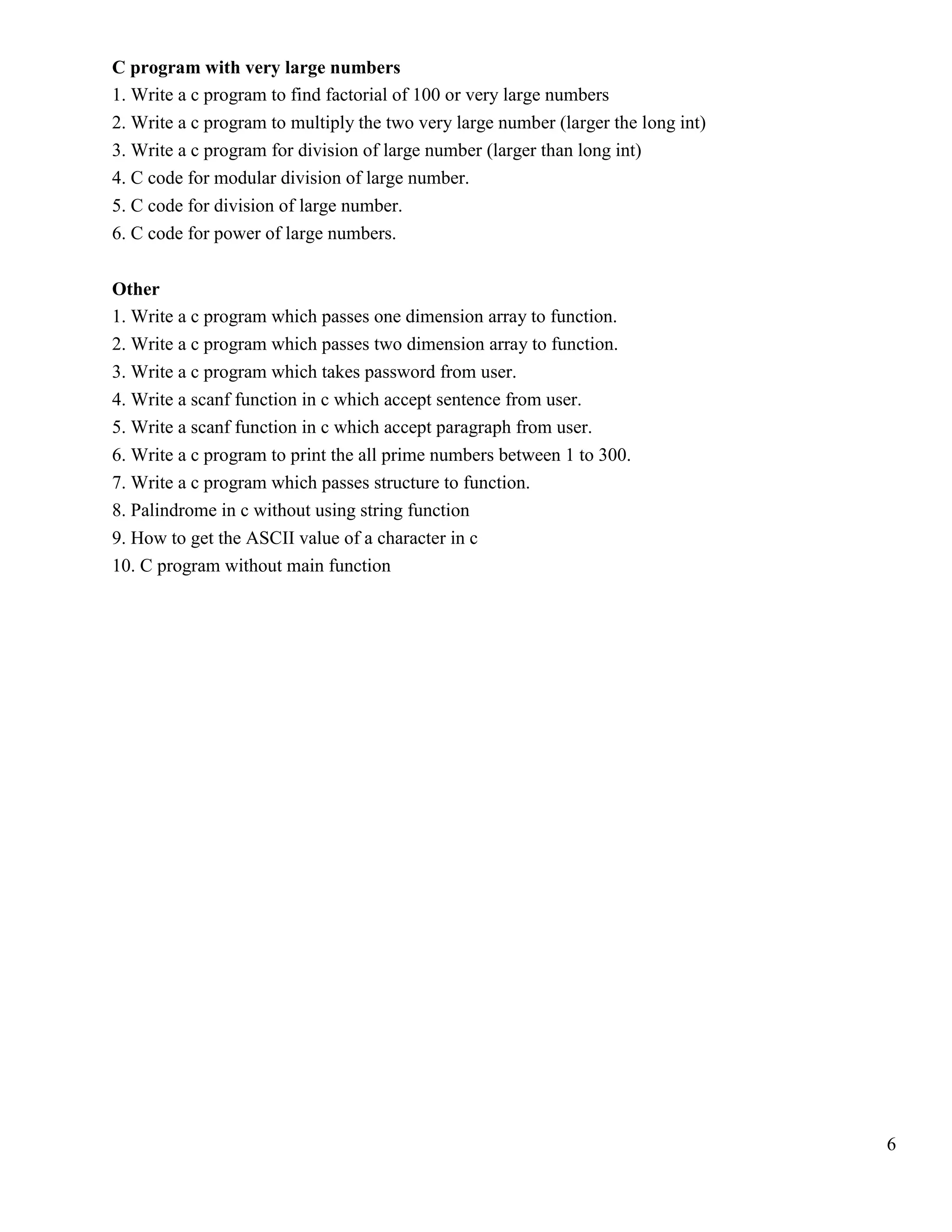Programming Practice Questions C Pdf