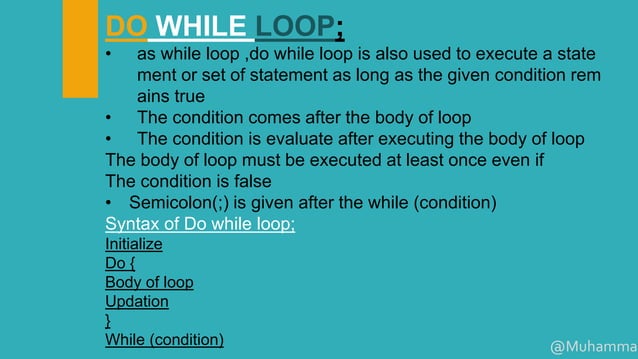 Loops in c++ programming language | PPTX | Programming Languages ...