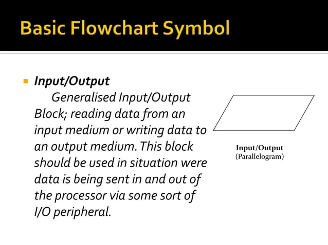 Programming process and flowchart