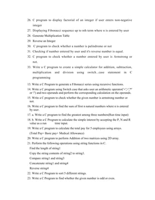 Programming qns | PDF