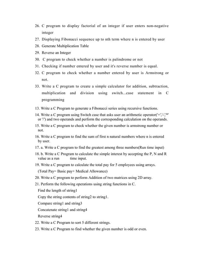 Programming qns | PDF