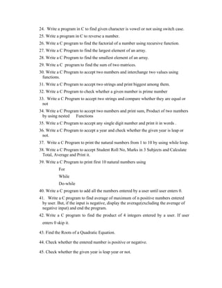 Programming qns | PDF