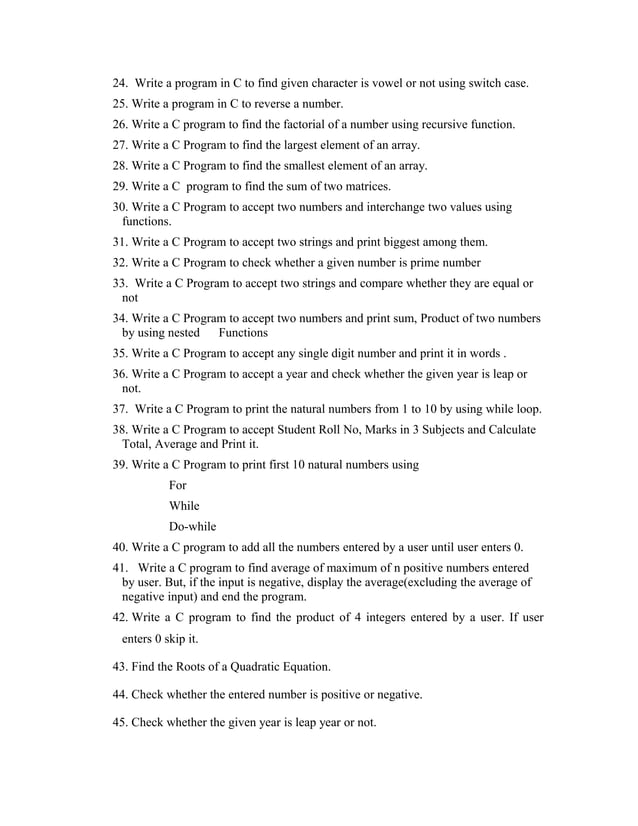Programming qns | PDF