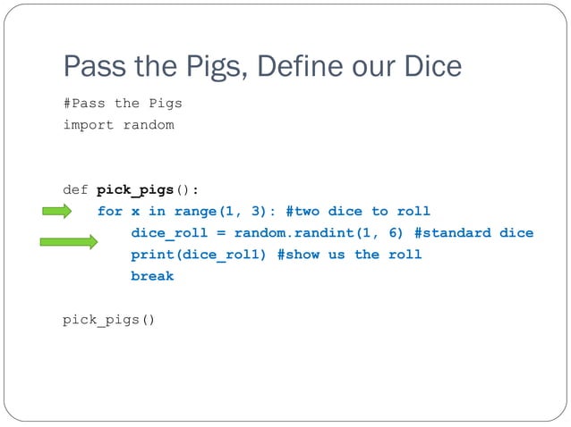 Programming simple games with a raspberry pi and | PPT