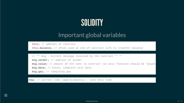 Programming Smart Contracts In Solidity Ppt 5633
