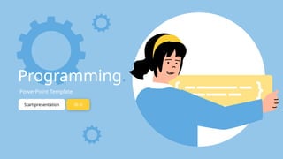 Programming Software Presentation Template Pptx